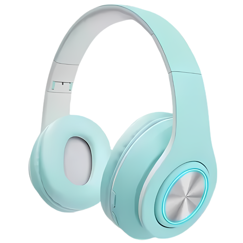 Audífono Diadema Plegable, Inalámbrico con Bluetooth, Led Owii TB39B ...